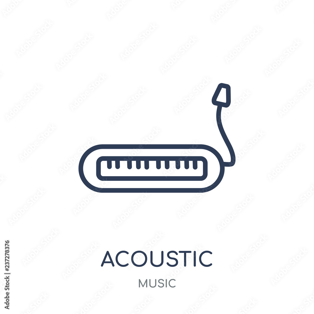 Acoustic icon. Trendy Modern Simple Acoustic linear symbol design from ...