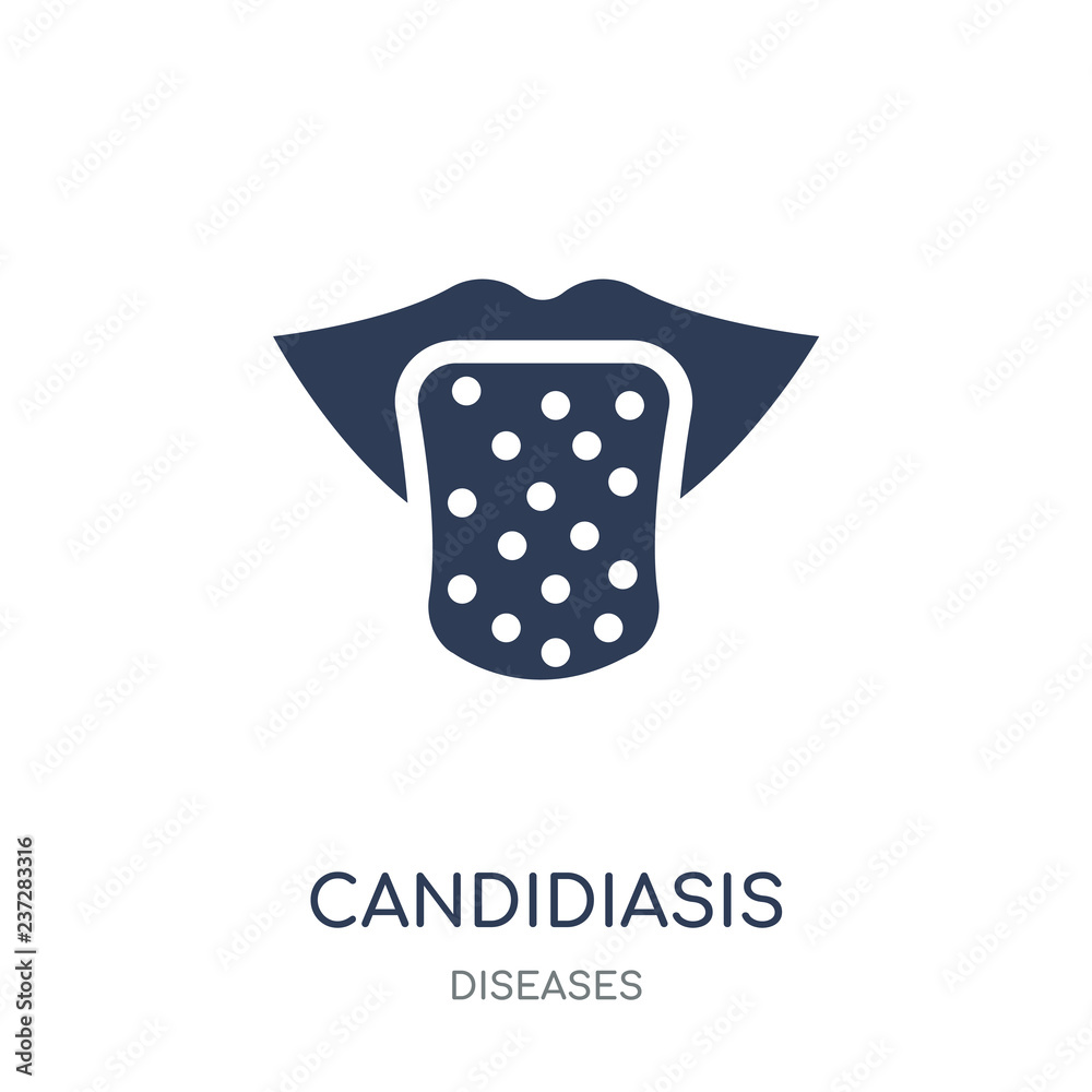 Candidiasis icon. Candidiasis filled symbol design from Diseases ...