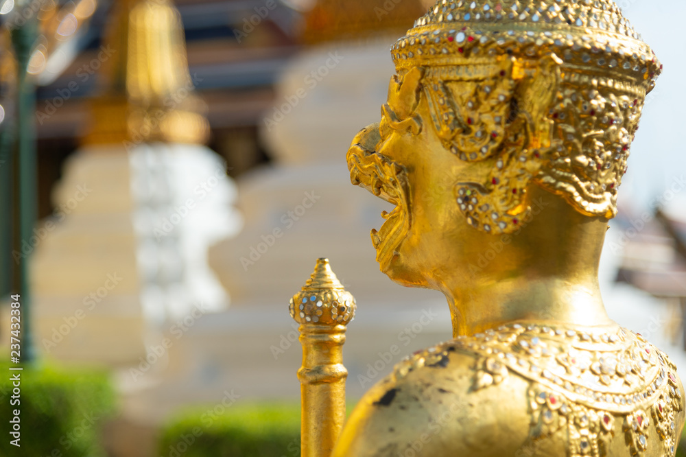 Wat PraKaew,Temple of the Emerald Buddha monster model Garuda Wat ...
