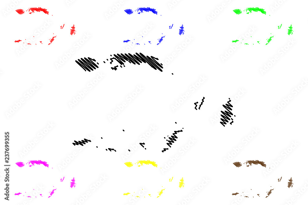 Maluku (Subdivisions of Indonesia, Provinces of Indonesia) map vector ...