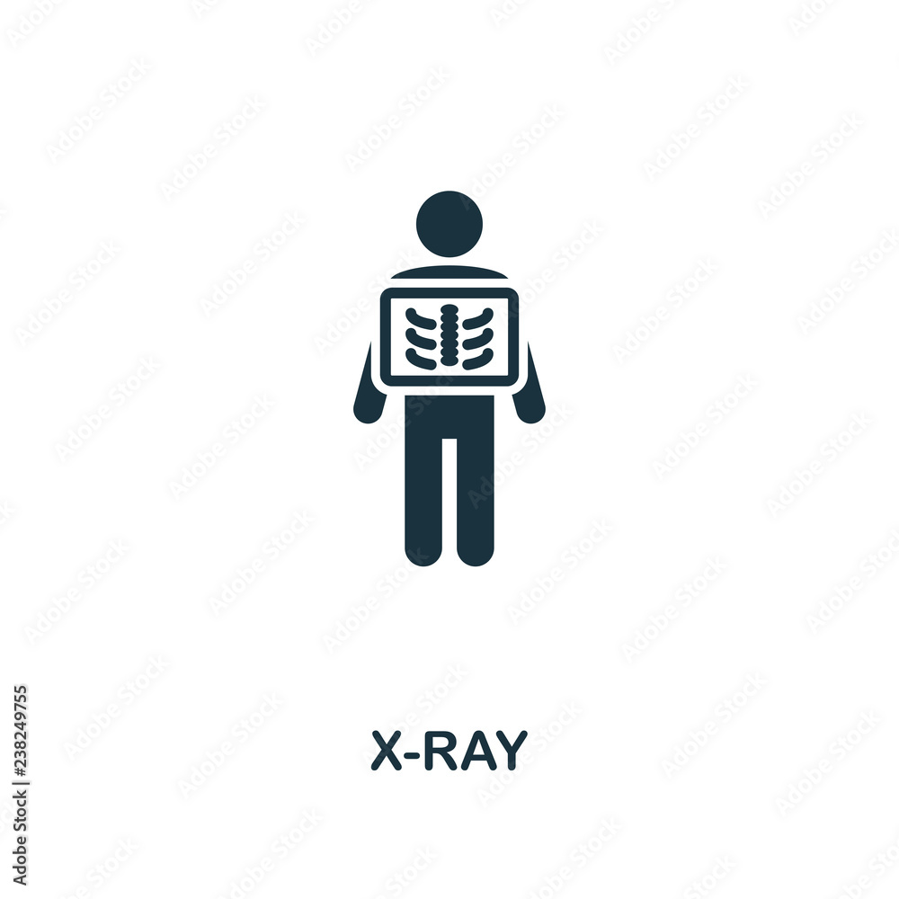 X-Ray icon. Premium style design from healthcare icon collection. Pixel ...