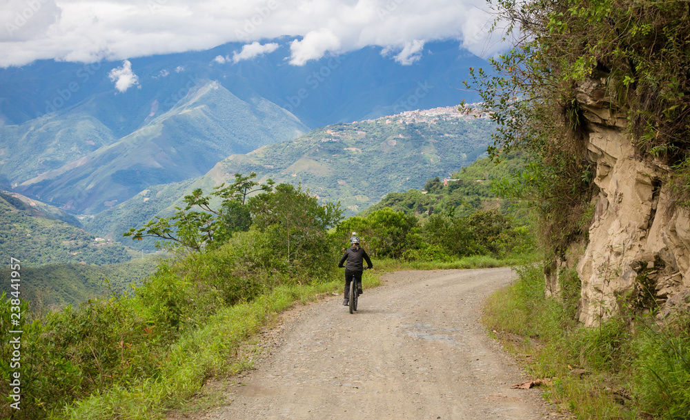 Yungas Road, also known as ‘Death Road’ due to its notoriously high ...