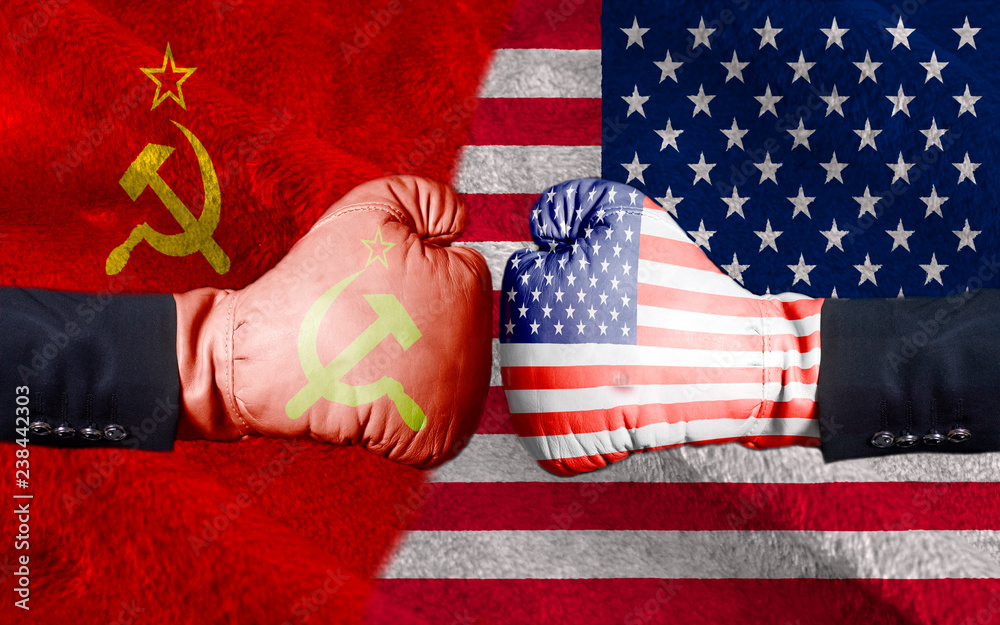 American Flag Vs Soviet
