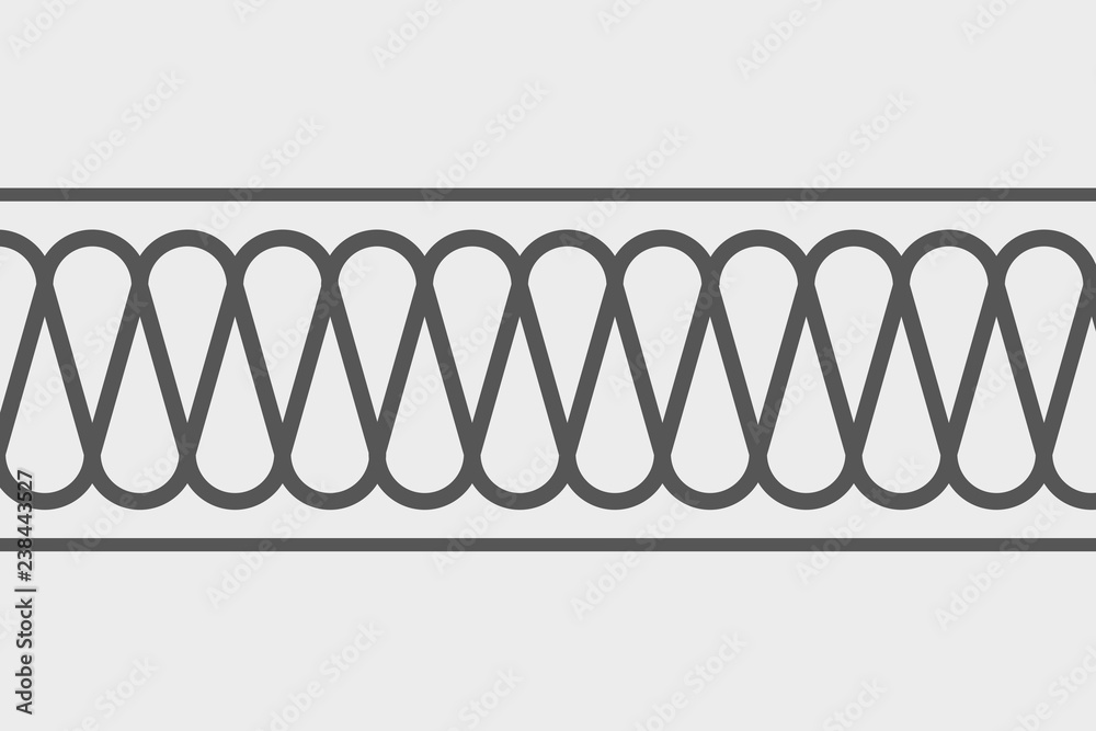 Insulation CAD pattern wiggly lines Stock Vector | Adobe Stock