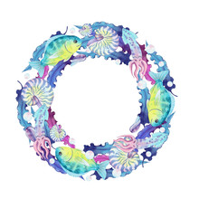 Crab Sea Wreath Free Stock Photo - Public Domain Pictures