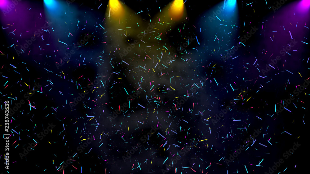 Foto de Stock party on stage presentation wallpaper background, on ...