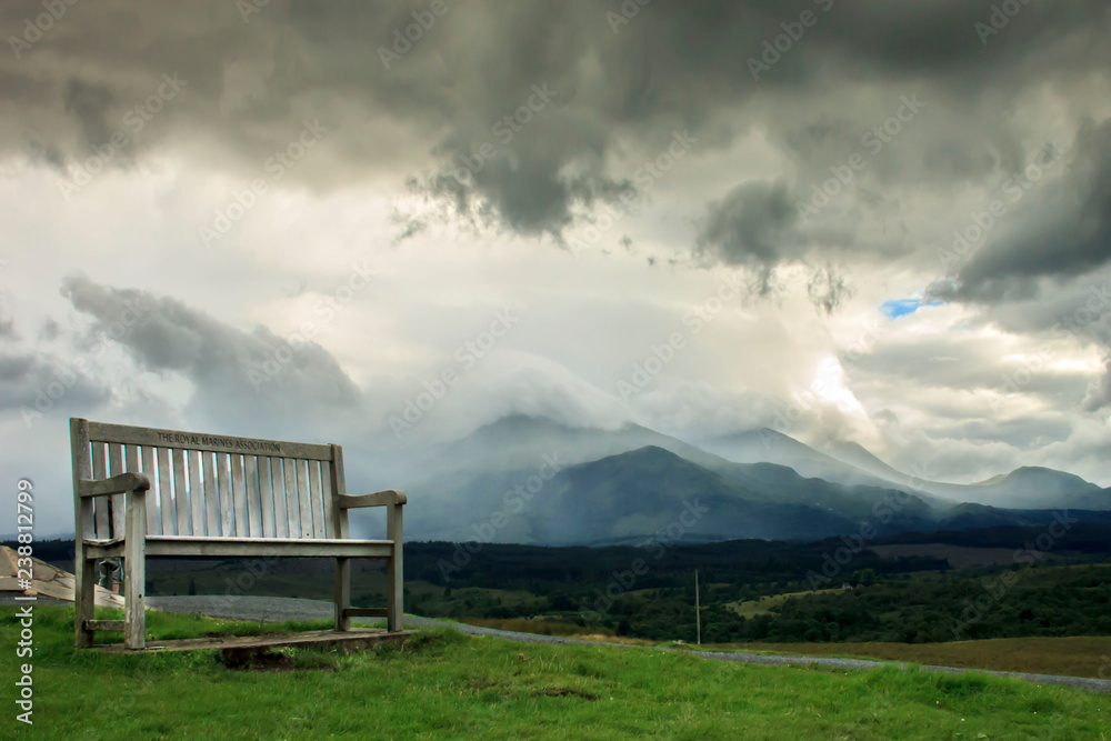 Ben Nevis- the highest mountain in the British Isles.Grampian Mountains ...