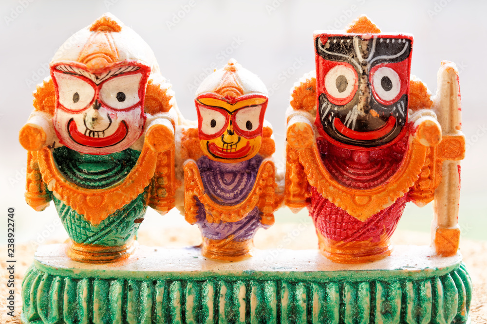 Lord Jagannatha Krishna Hindu religion Stock Photo | Adobe Stock