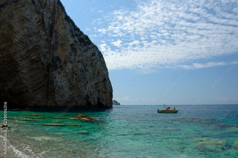 Chmoi Beach (Paradise Beach) on Corfu, Ionian Islands, Greece Stock ...