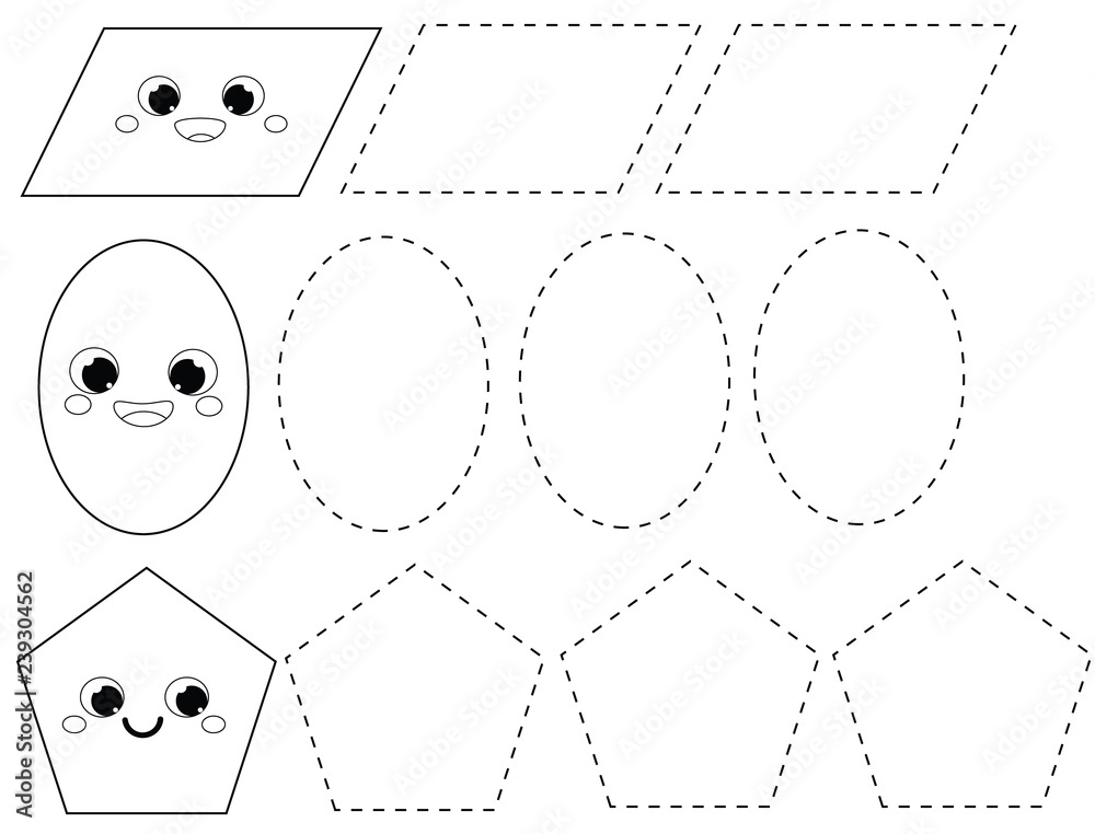 Handwriting practice sheet. Educational children game, printable ...