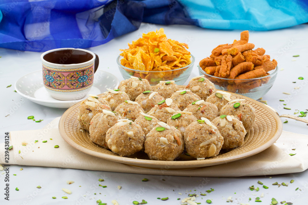 Indian Traditional Sweet Food Urad Dal Laddu Also Know as Laddoo, Ladoo ...