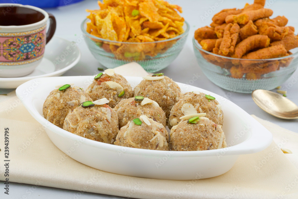 Indian Traditional Sweet Food Urad Dal Laddu Also Know as Laddoo, Ladoo ...