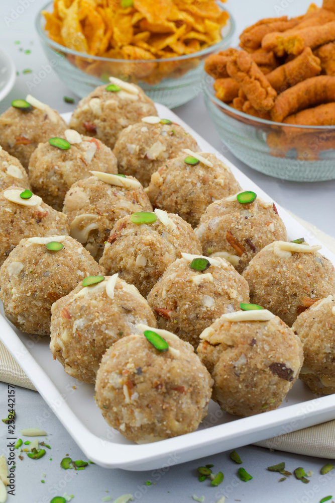 Indian Traditional Sweet Food Urad Dal Laddu Also Know as Laddoo, Ladoo ...