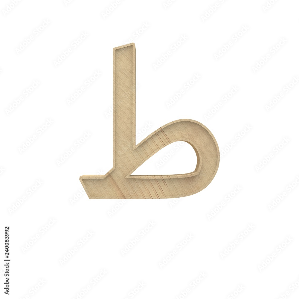 Stock-Illustration „Ta, Ti Arabic Wooden alphabet letter different ...