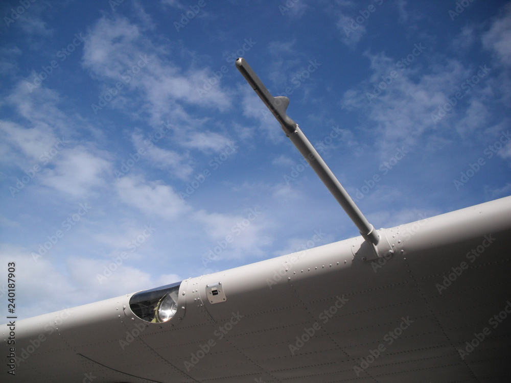 Photo Stock Pitot tube, stall warning and landing light installations ...