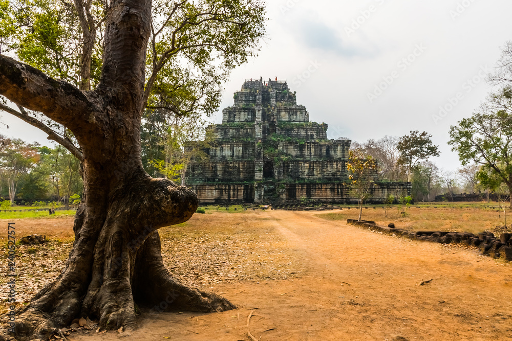Pyramid of ancient complex Koh Ker, Cambodia Stock Photo | Adobe Stock