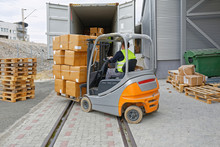 Forklift Truck Loading Up Free Stock Photo - Public Domain Pictures