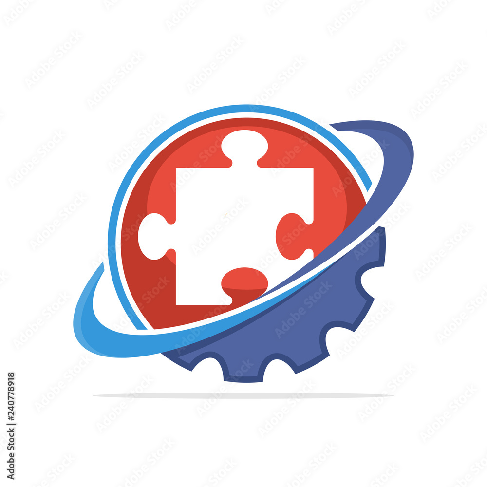 Vector illustration icon with a working system concept that manages ...