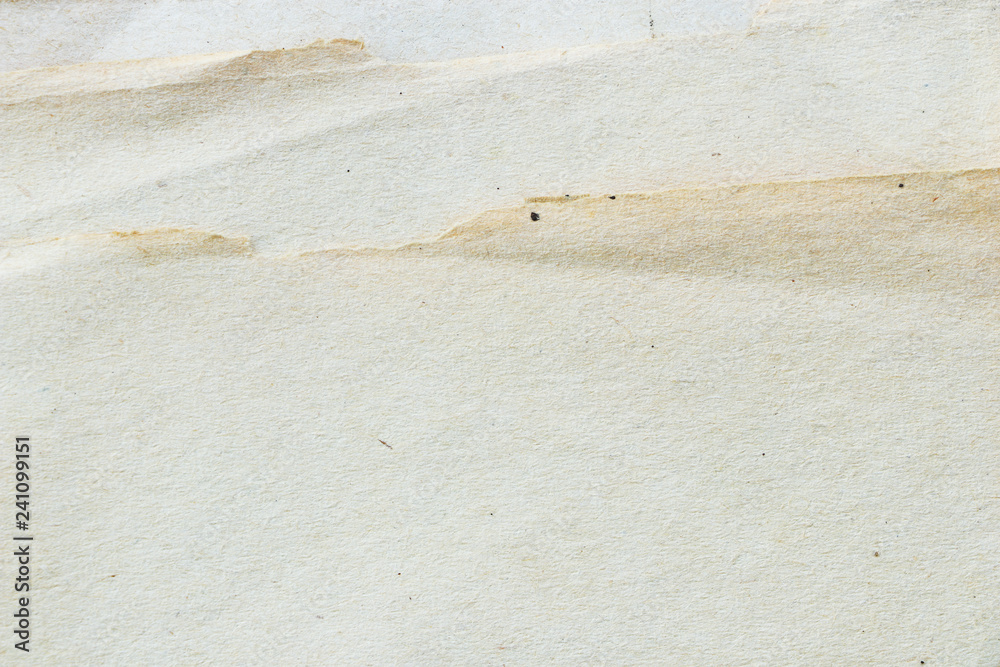 Texture of old paper with torn edges at the top of the frame. Vintage ...