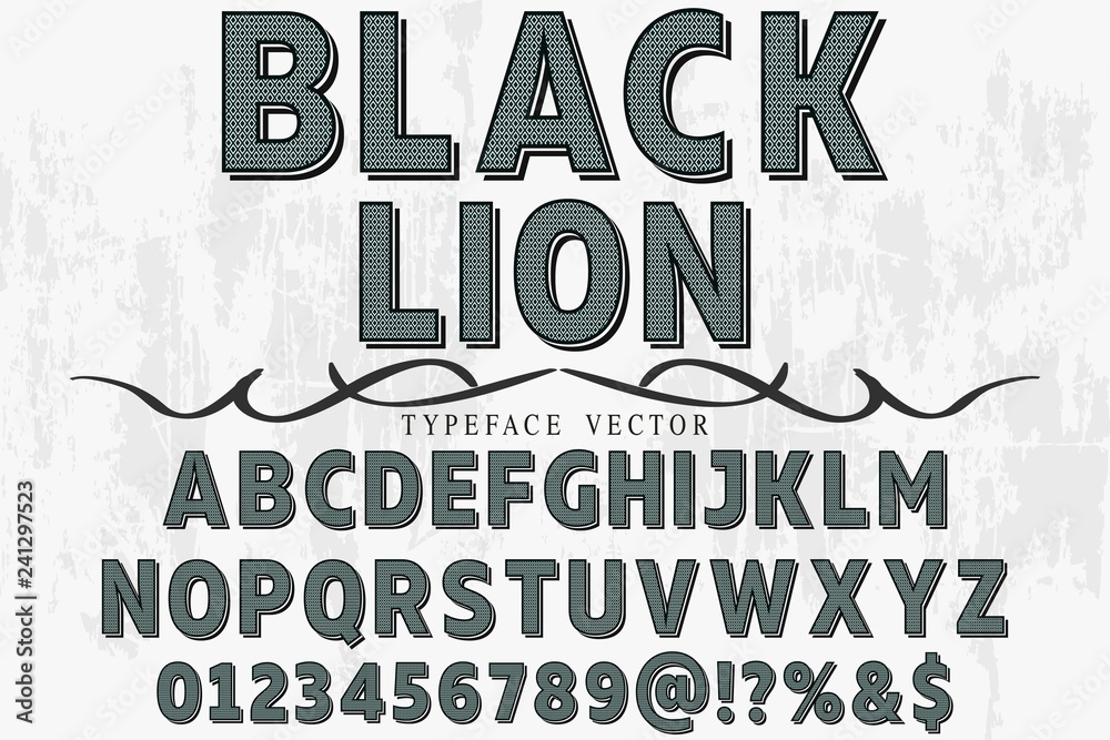 Calligraphic alphabet. Vector letters and numbers. Font, Typeface ...