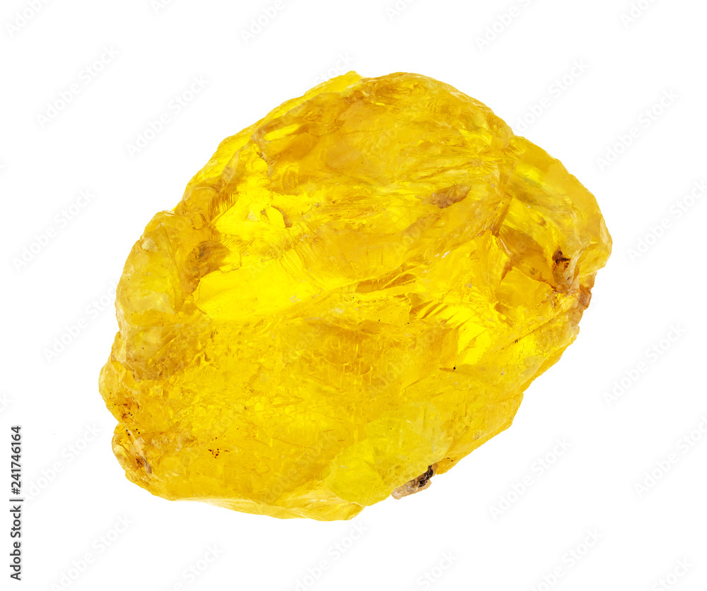raw brimstone (sulfur, sulphur stone) on white の Stock フォト | Adobe Stock