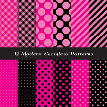 Hot Pink Polka Dot Background Stock de Foto gratis - Public Domain Pictures