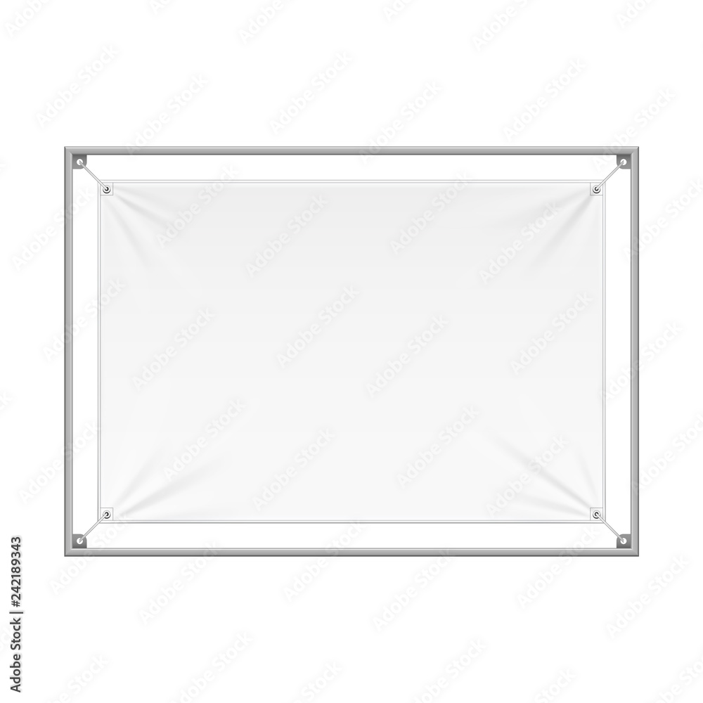 Wall Streamer Vinyl Flex Banner, Fabric, Nylon With Folds. Corners ...