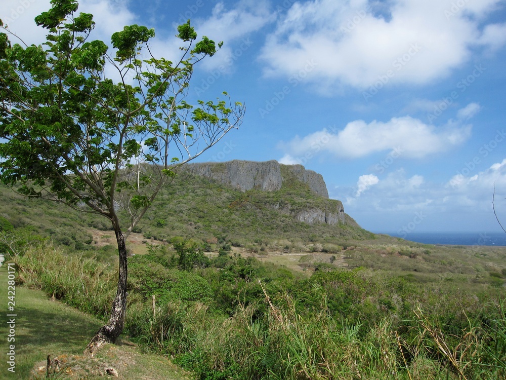 The famous Suicide Cliffs of Saipan, Northern Mariana Islands where ...
