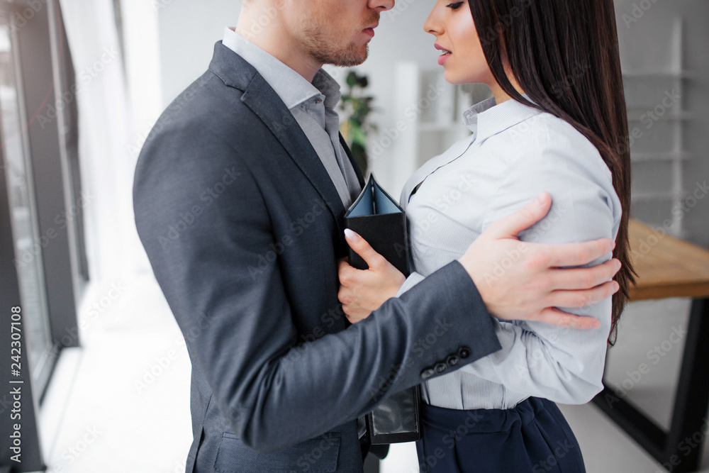 Woman Standing On Men