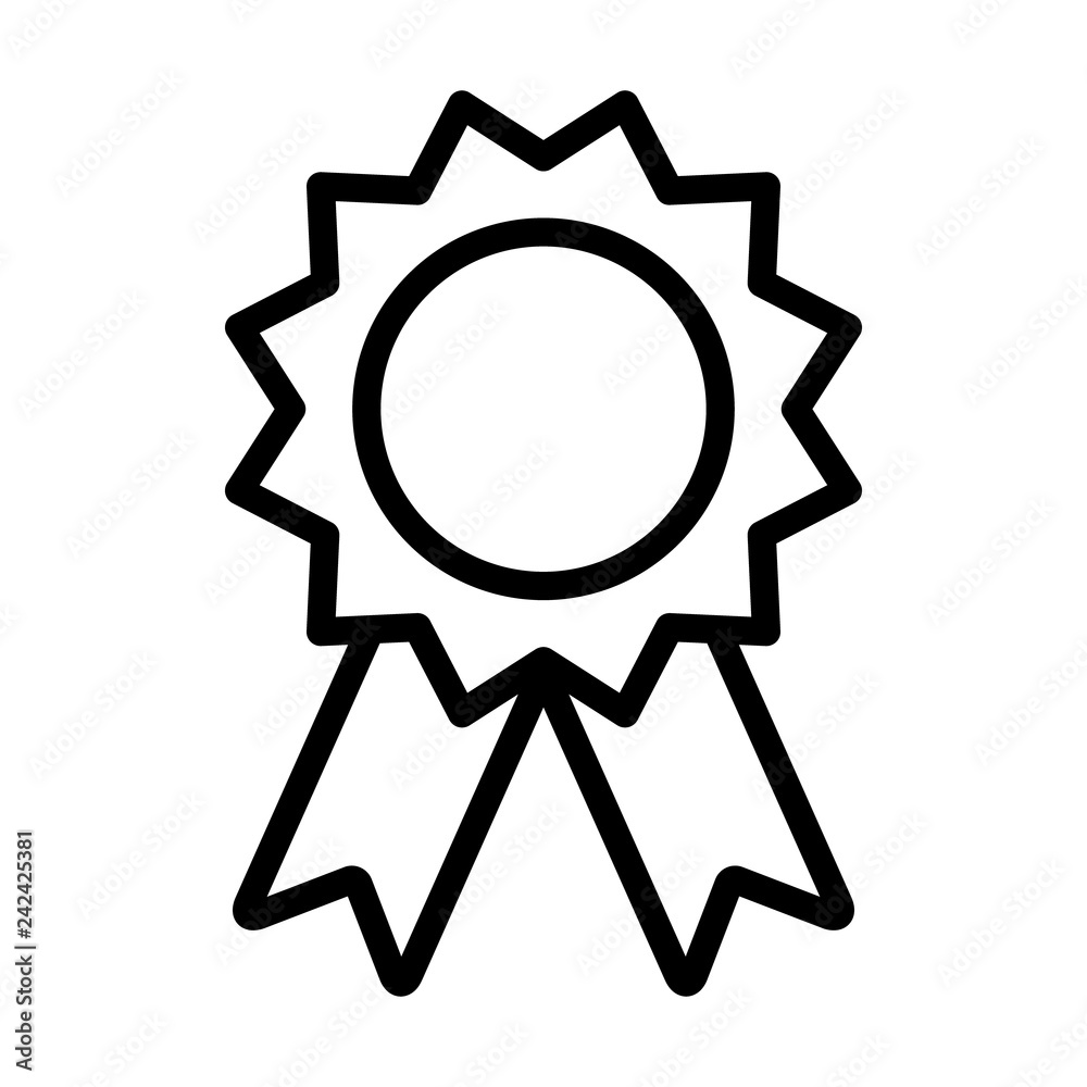 how to draw a prize ribbon