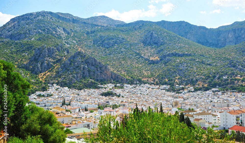 Ubrique, a town famous for the quality of its leather crafts, one of ...