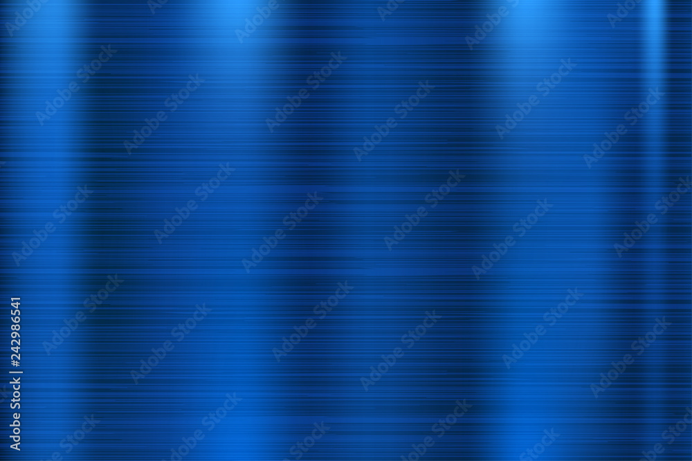 Scratched Blue Metal Texture