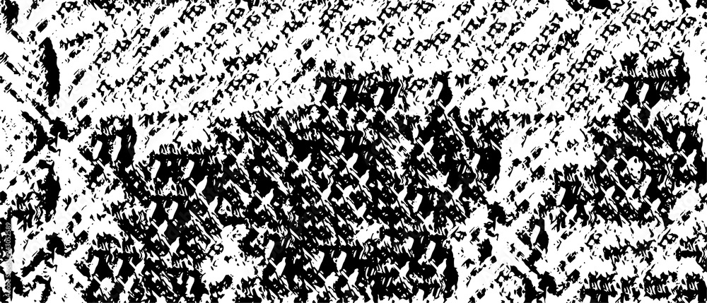 Old Ultrawide Grunge Seamless Black And White Texture. Dark Weathered ...