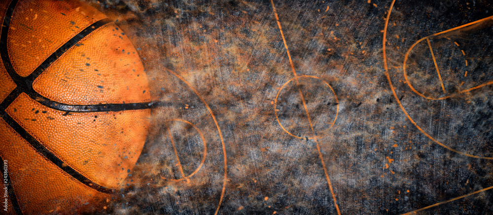 Basketball banner background Stock Photo | Adobe Stock