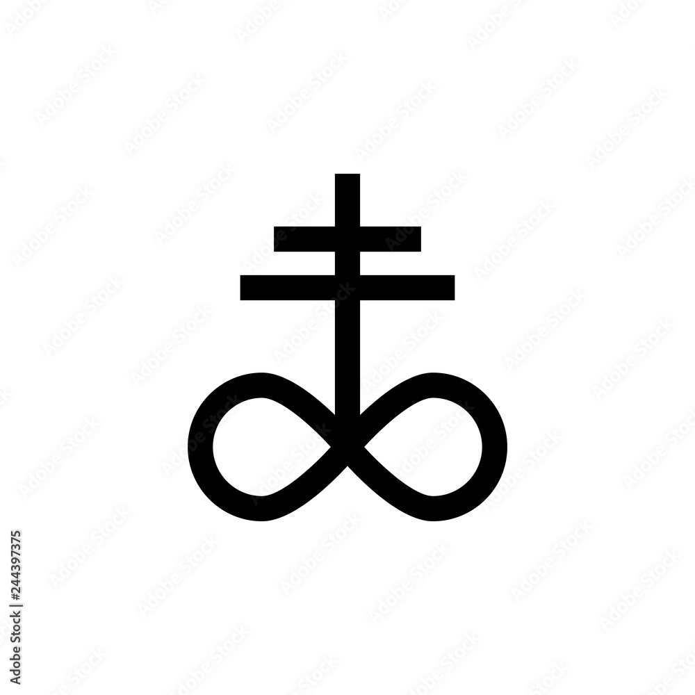 religion symbol, satanic church icon. Element of religion symbol ...