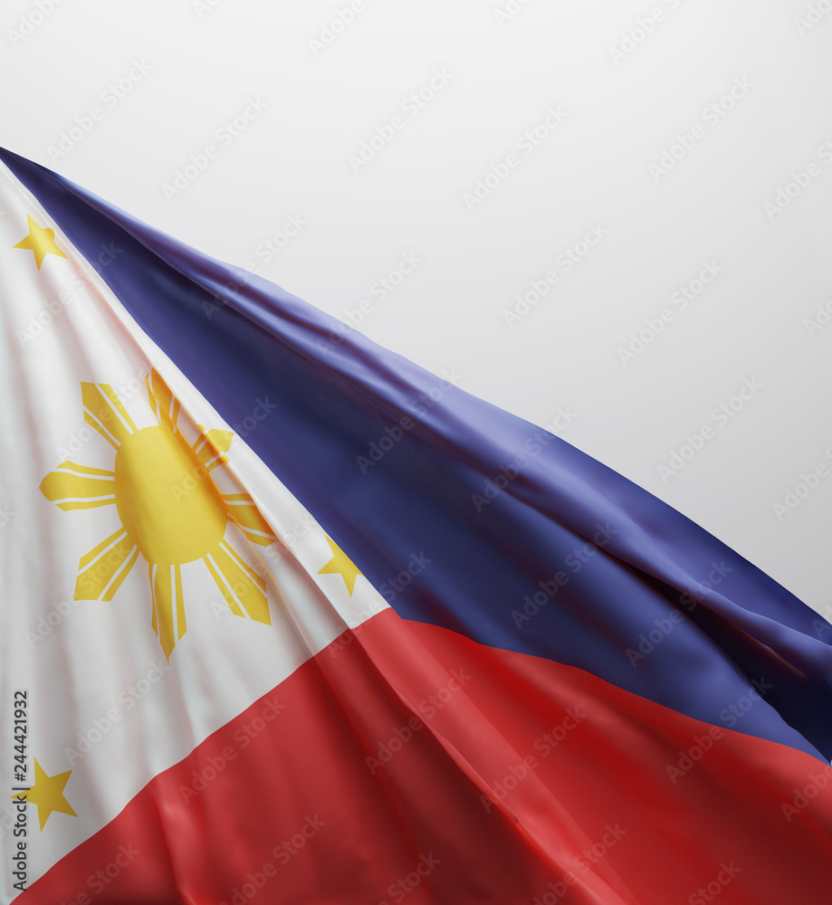 Filipino Flag, Philippines National Colors Background Stock ...