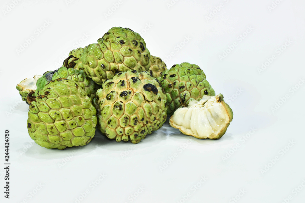 Exotic Brazilian fruit as known as "Fruta do Conde or Fruta Pinha ...