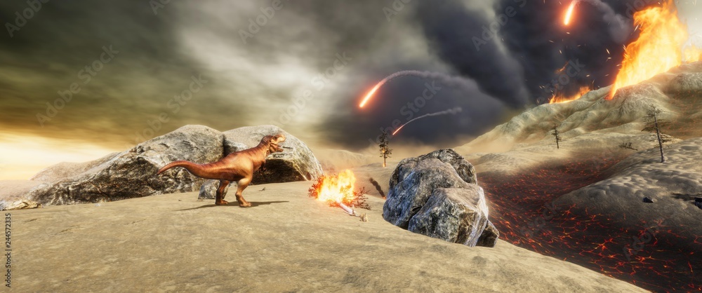 Extremely detailed and realistic high resolution 3d illustration of a T ...