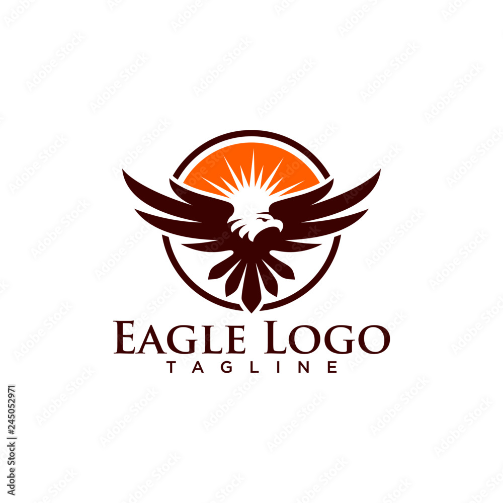 Eagle Logo Templates Stock Vector | Adobe Stock