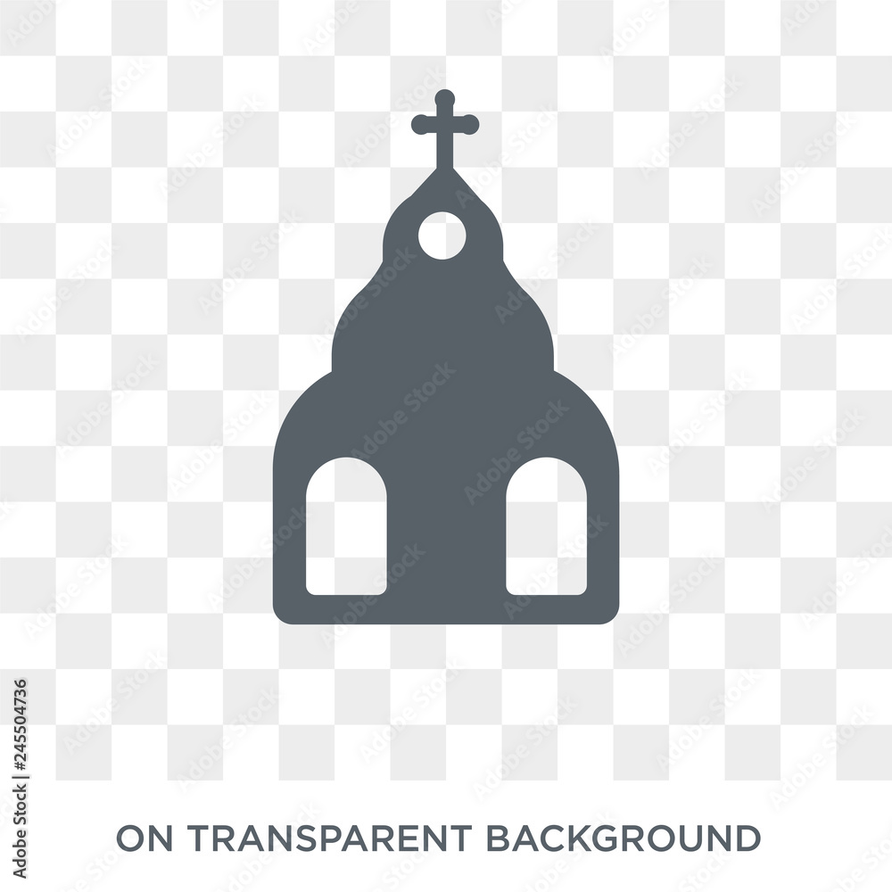 Shrine icon. Trendy flat vector Shrine icon on transparent background ...