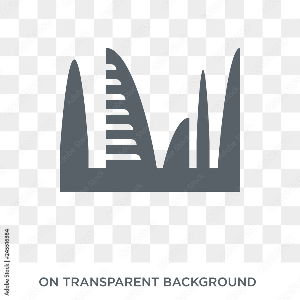 Dubai icon. Trendy flat vector Dubai icon on transparent background ...
