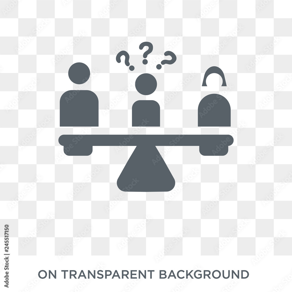 Custody icon. Trendy flat vector Custody icon on transparent background ...