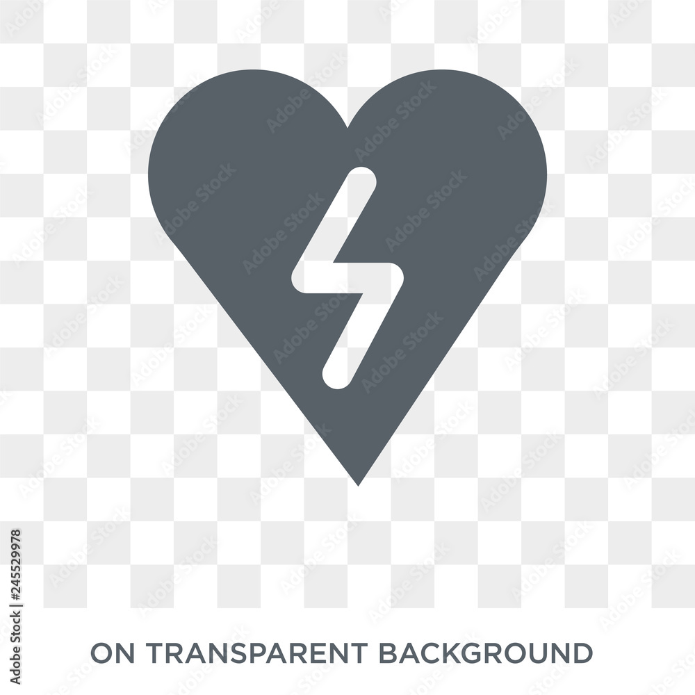 Defibrillator icon. Trendy flat vector Defibrillator icon on ...