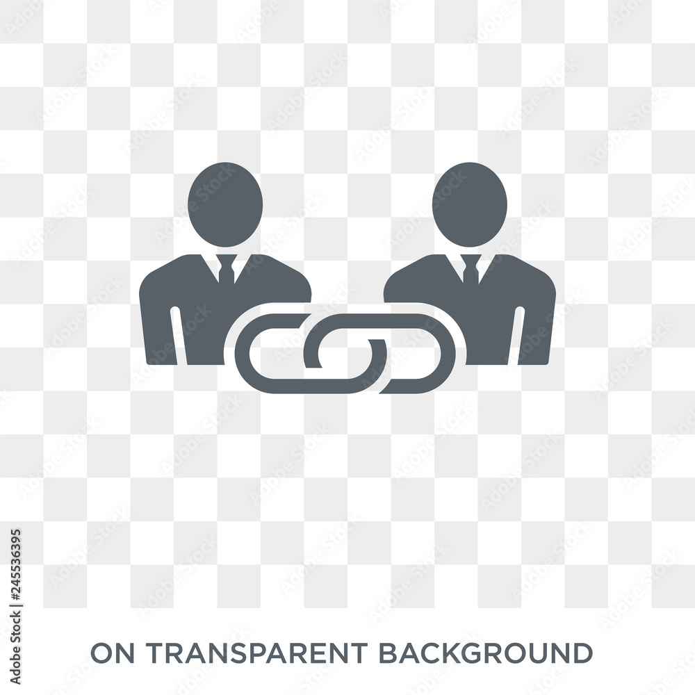 affiliate link icon. Trendy flat vector affiliate link icon on ...