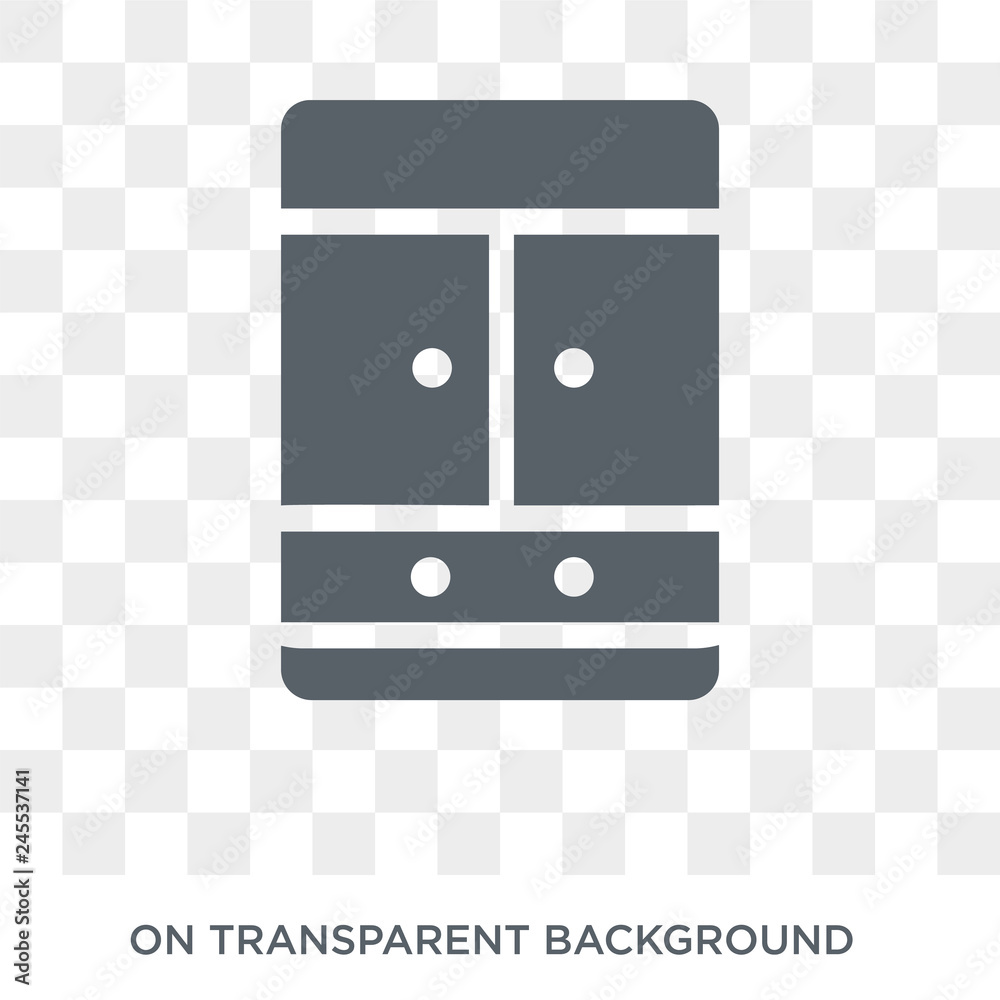 armoire icon. armoire design concept from Furniture and household ...