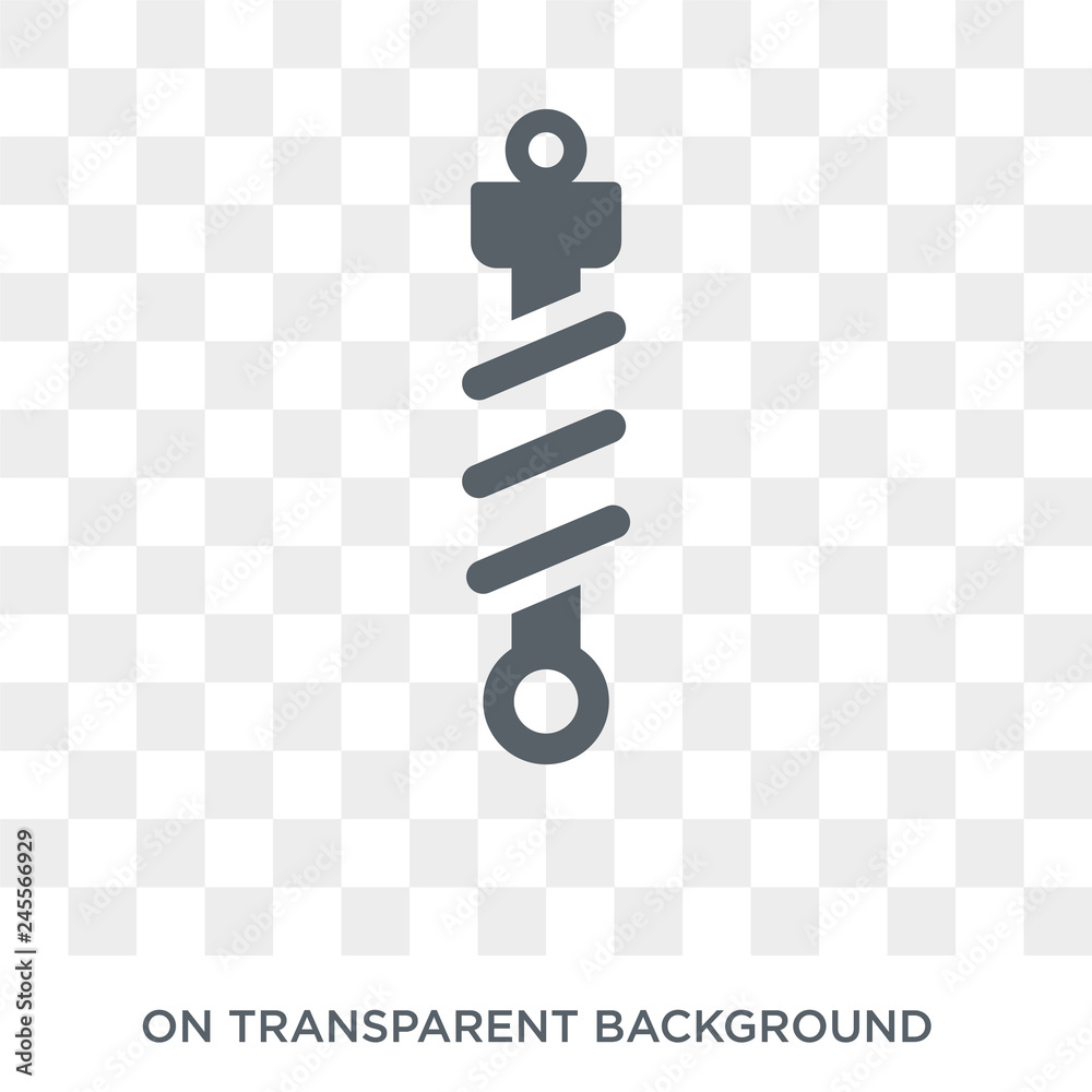 Suspension icon. Trendy flat vector Suspension icon on transparent ...