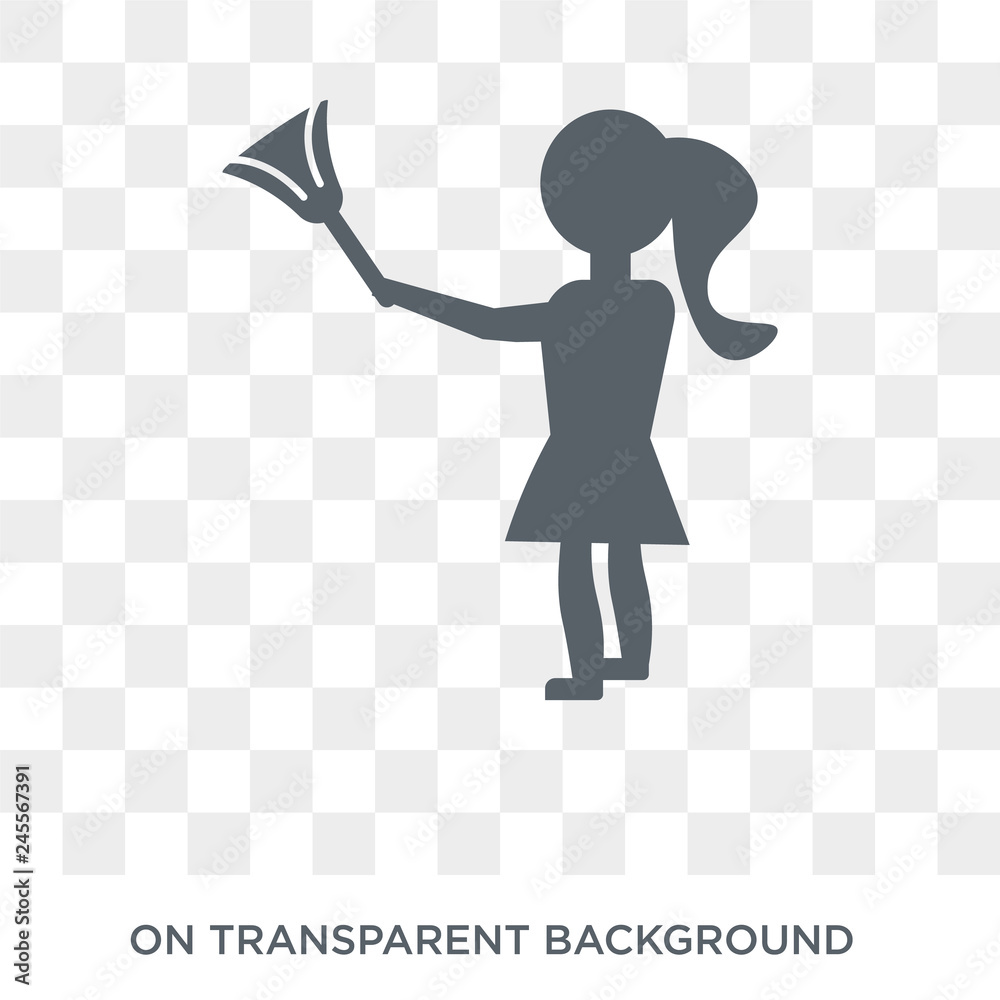 Housekeeping icon. Trendy flat vector Housekeeping icon on transparent ...