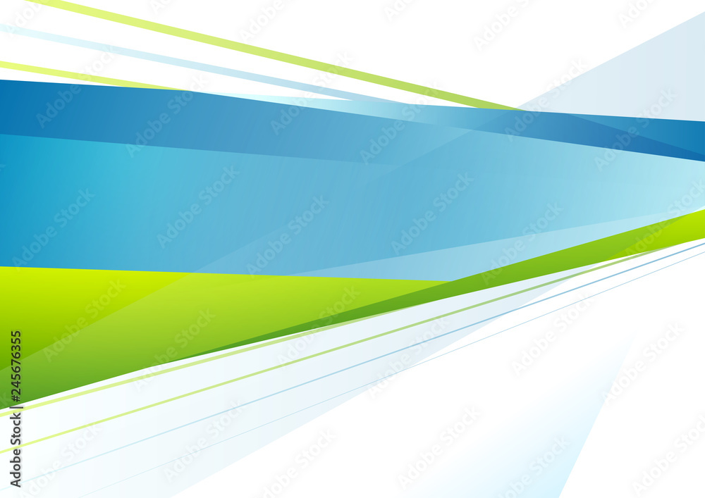 Abstract blue and green tech stripes background Stock Vector | Adobe Stock