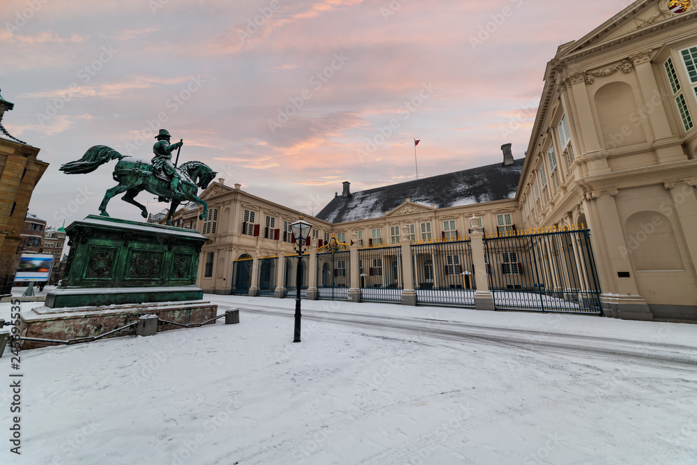 One of the official working place for the Dutch King, Willem-Alexander ...