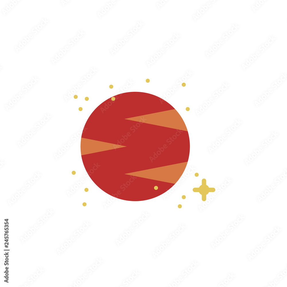 Venus colored icon. Element of space illustration. Signs and symbols ...